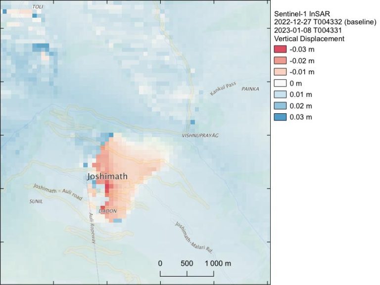 How to use on demand InSAR to analyse the Joshimath landslide – Séries ...